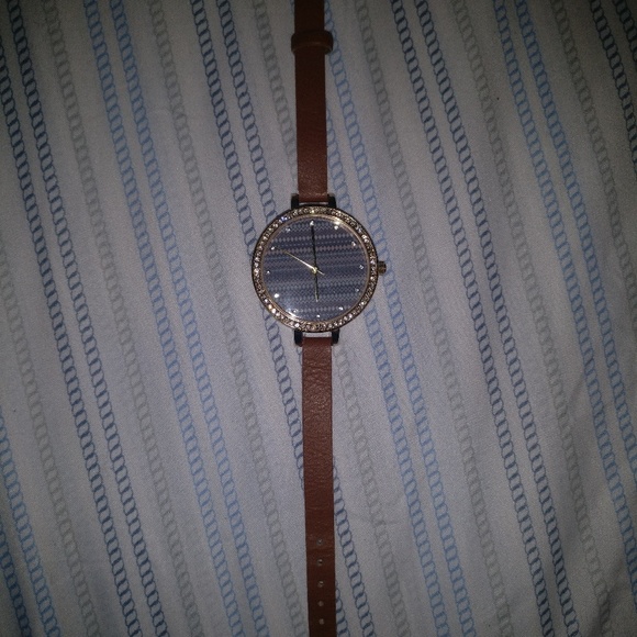 Francesca's Collections | Accessories | Francescas Brown Blue Watch ...